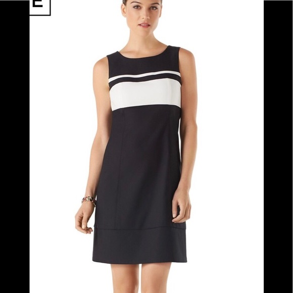 White House Black Market | Dresses | Whbm Perfect Form Dress In Black ...